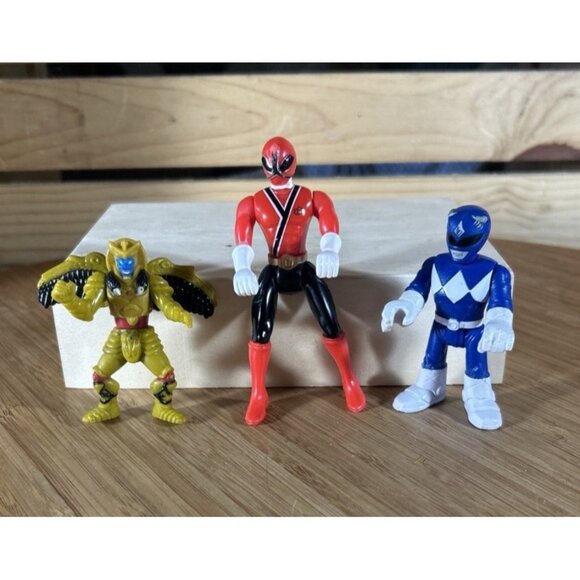 Bandai Namco | Toys | 3 Power Rangers Toys Bandai Red Samurai Imaginext ...